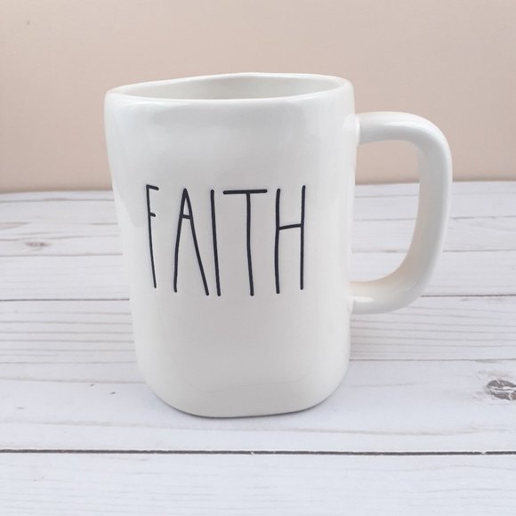 Rae Dunn | Kitchen | Rae Dunn Coffee Mug Cup Faith Artisan Collection ...